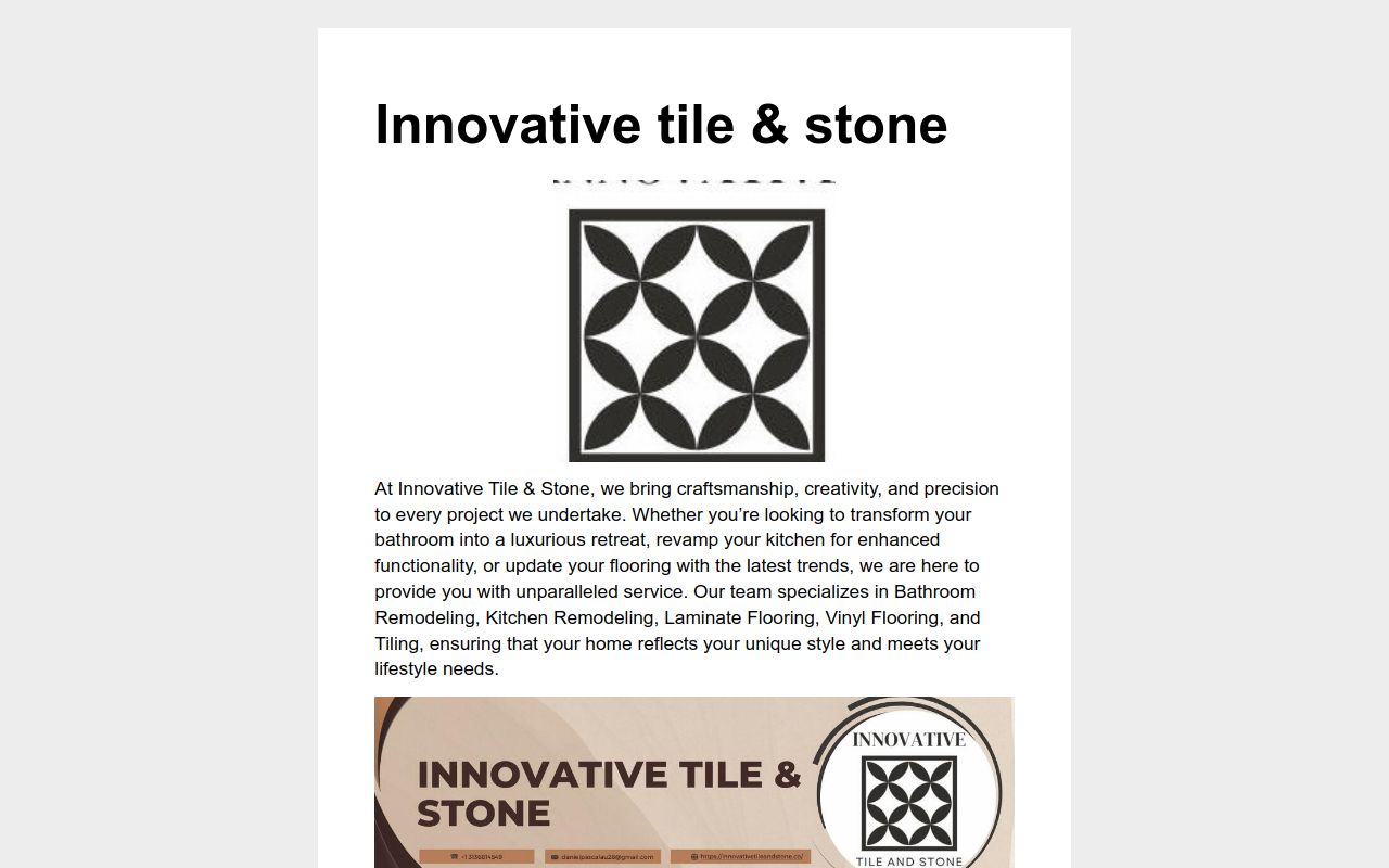 Innovative tile & stone